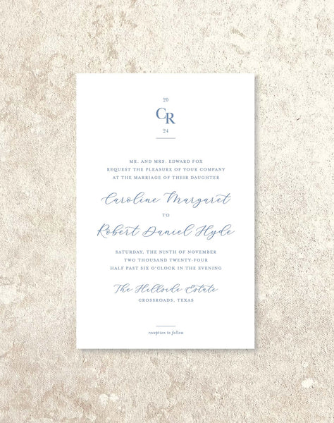The Caroline Invitation – LaneLove Paper Co.