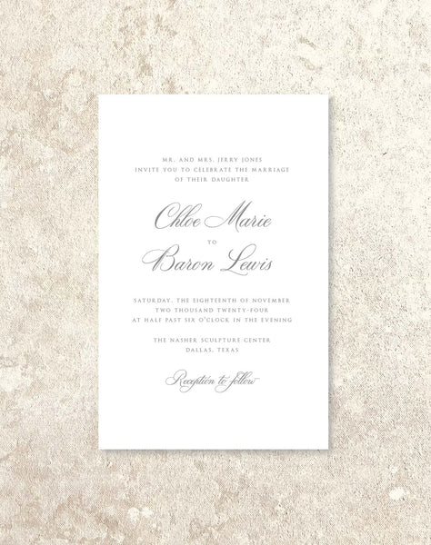 The Chloe Invitation – LaneLove Paper Co.